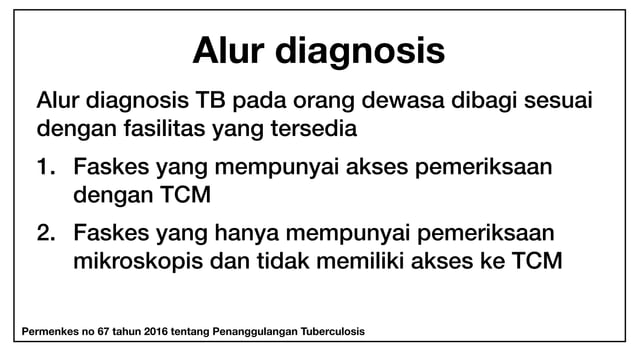 Diagnosis dan Tatalaksana TB Sensitif Obat | PDF