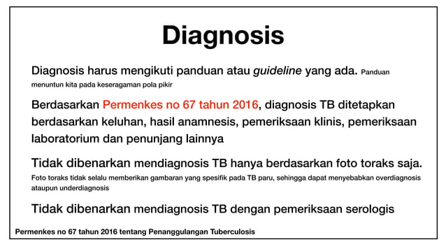 Diagnosis dan Tatalaksana TB Sensitif Obat | PDF