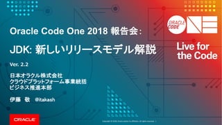 JDK:新しいリリースモデル解説 @ 岡山・広島 | PPT