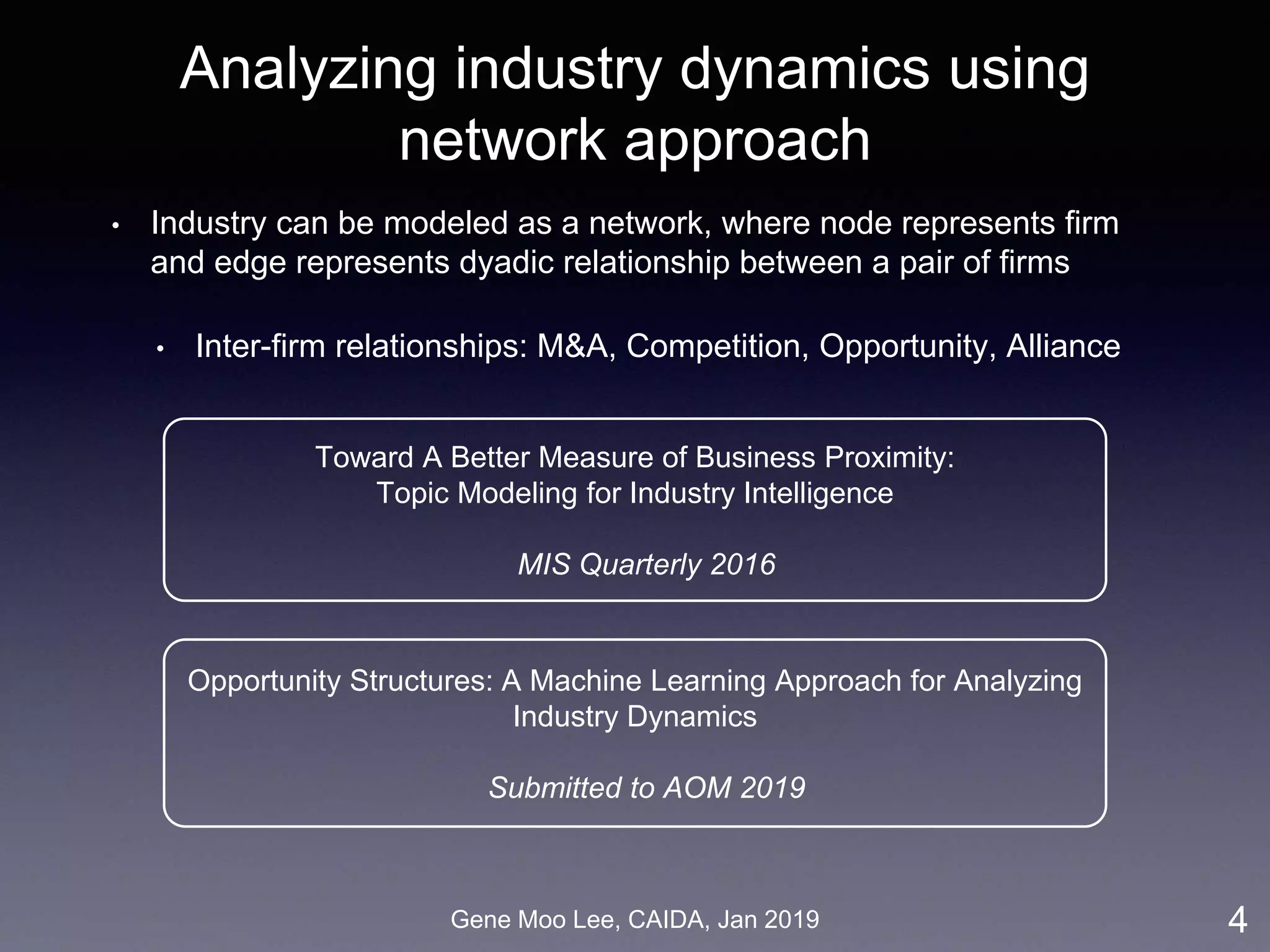 Developing A Big Data Analytics Framework for Industry Intelligence | PPTX