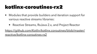 Reduce dependency on Rx with Kotlin Coroutines | PPT