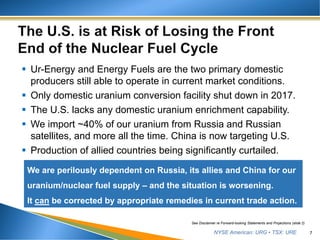 Ur-Energy January 2019 Corporate Presentation | PPT