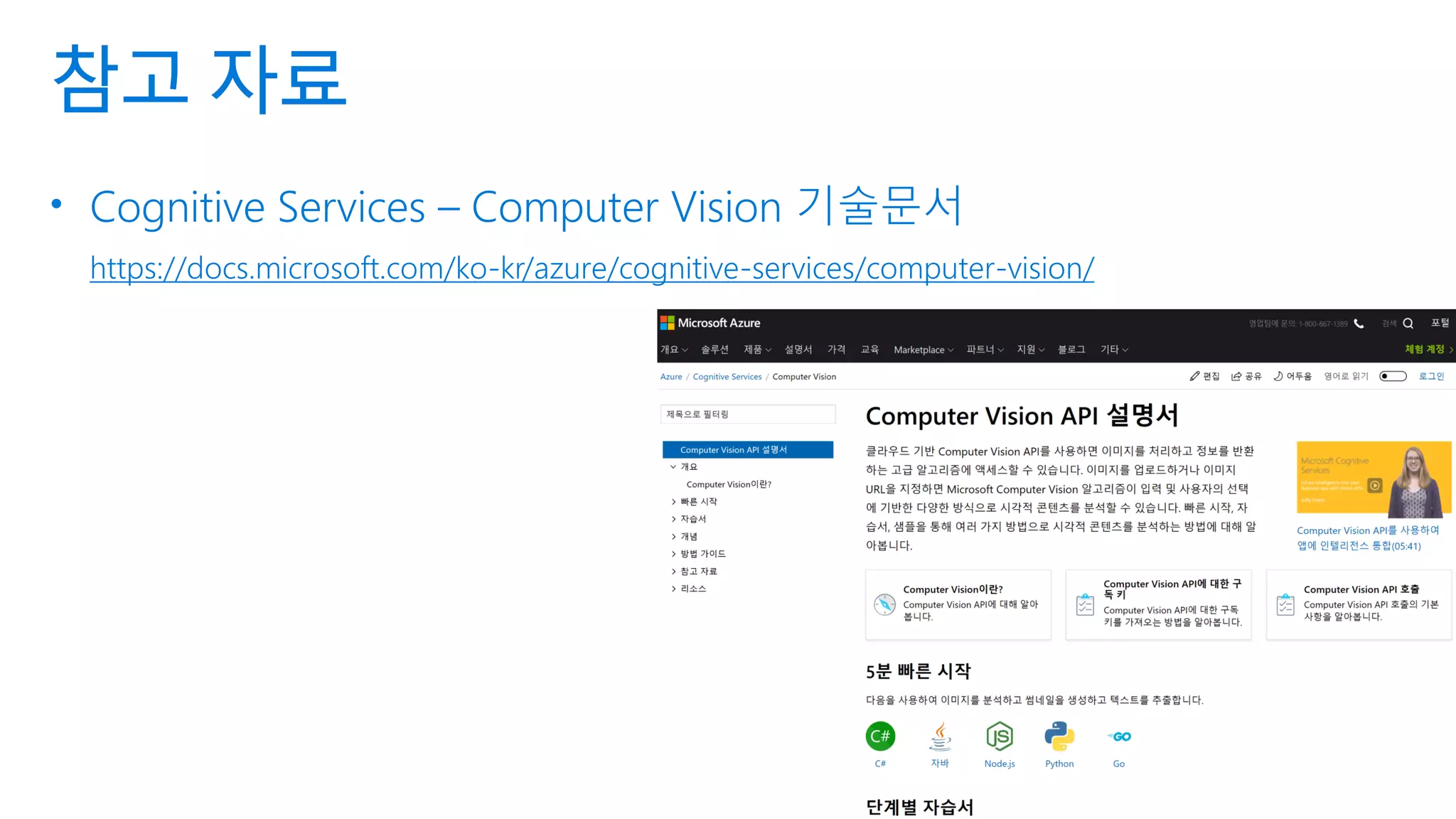 Computer Vision OCR 이미지 텍스트추출 기초 실습가이드 | PDF
