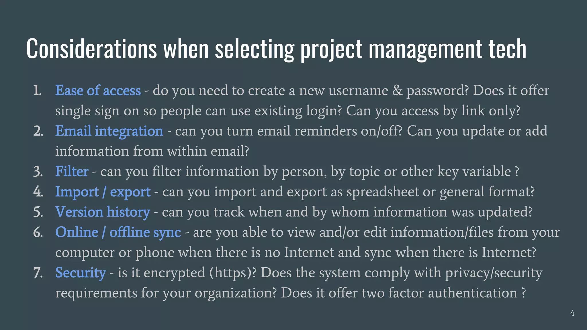 Project Management Tech Tools | PPT