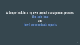Project Management Tech Tools | PPT