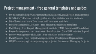 Project Management Tech Tools | PPT
