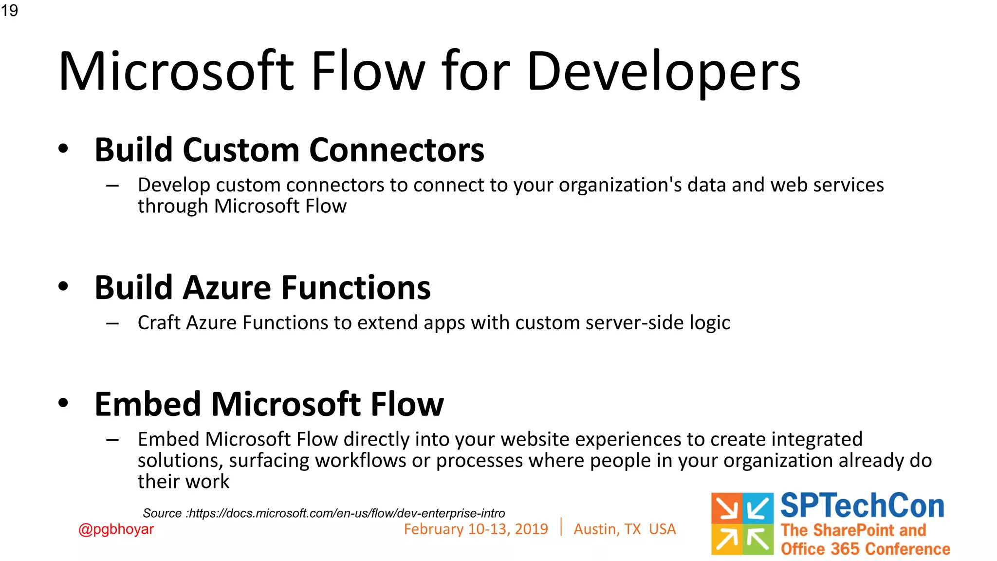 Microsoft Flow For Developers | PDF | Cloud Computing | Internet