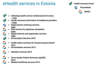 Overview of Estonian Health Information System | PDF