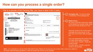 Single order processing for local commerce sellers | PPT