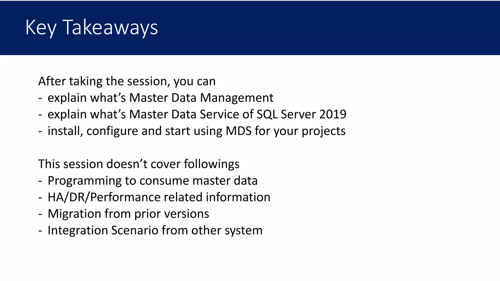 SQL Server 2019 Master Data Service | PPTX