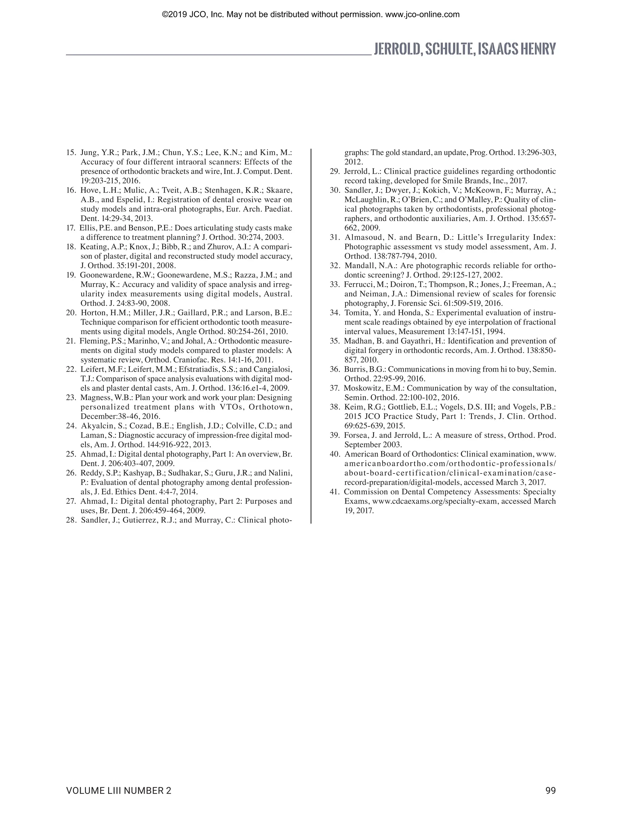 Can Intraoral Photography Replace Plaster and Digital Models in Clinical Practice? A Preliminary ...