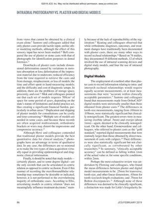 Can Intraoral Photography Replace Plaster and Digital Models in ...