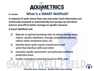 AQUIMETRICS Smart Well Field Solution | PPT