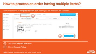Multiple items order processing- Multiple AWB shipment | PDF