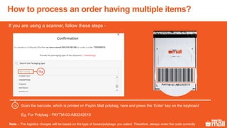 Multiple items order processing- Multiple AWB shipment | PDF