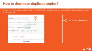 Multiple items order processing- Multiple AWB shipment | PDF
