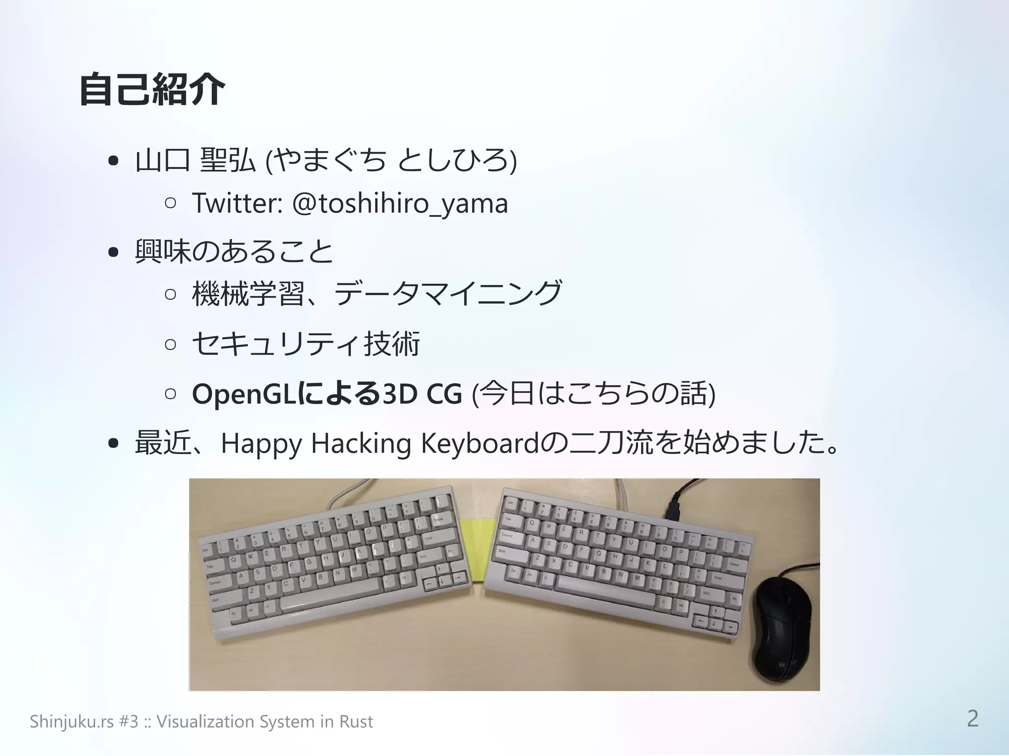 20190312 Visualization System in Rust | PPT