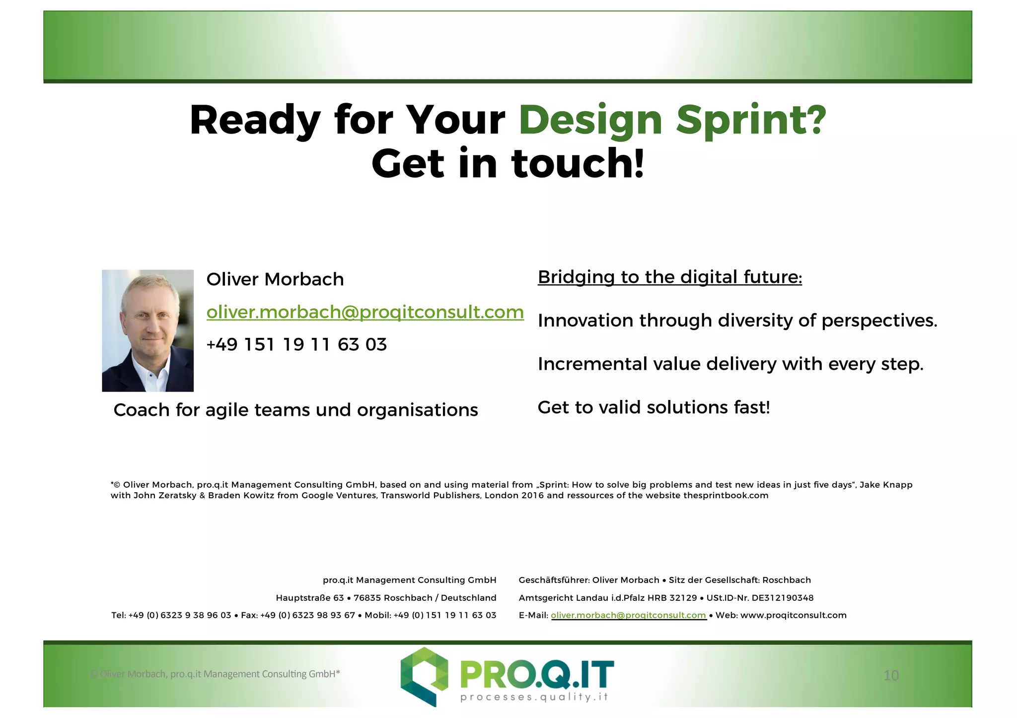 Design Sprint Overview | PPT