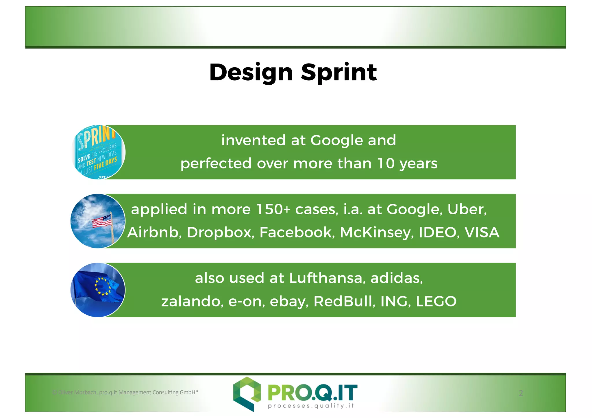 Design Sprint Overview | PPT
