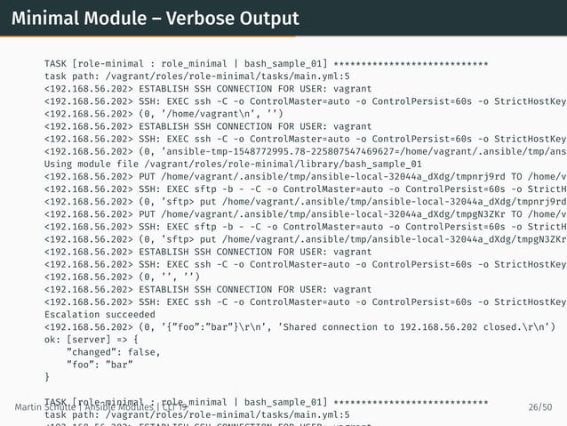 Writing Ansible Modules (CLT'19) | PPT