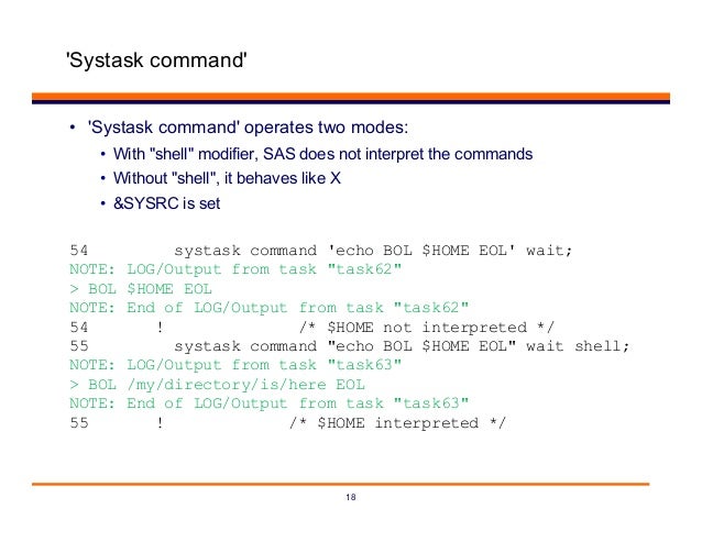 (SAS) UNIX X Command Tips and Tricks