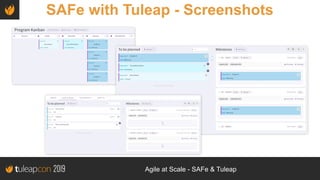 TuleapCon 2019. Agile at scale - SAFe in Tuleap | PPT