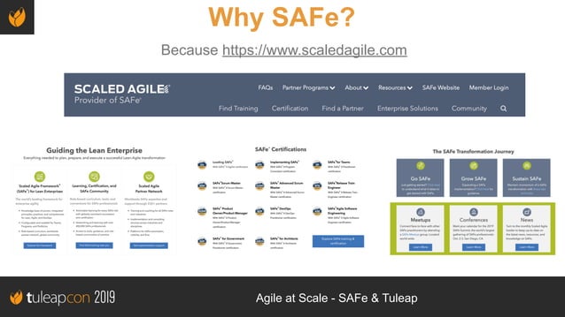 TuleapCon 2019. Agile at scale - SAFe in Tuleap | PPT