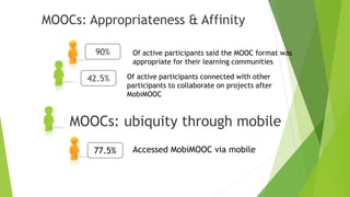 MobiMOOC design of a community MOOC | PPT