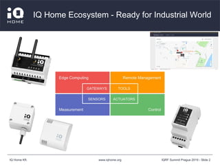 Monitoring and control of industrial processes with IQ Home devices ...