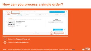 Single order processing local commerce- B2C | PPT