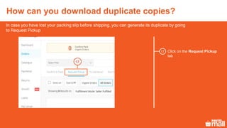 Single order processing local commerce- B2C | PPT