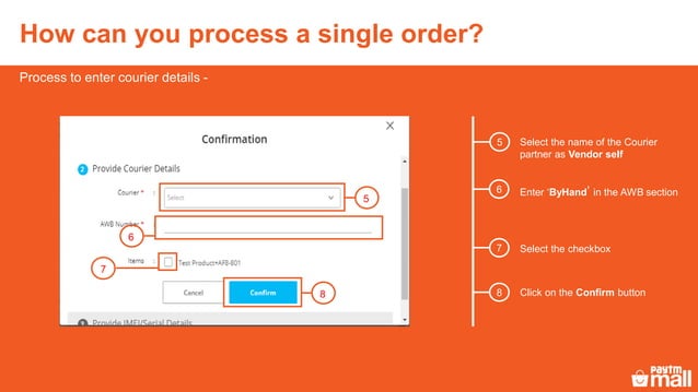 Single order processing local commerce- B2C | PPT