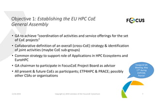 Overview on the HPC CoEs panorama | PPT