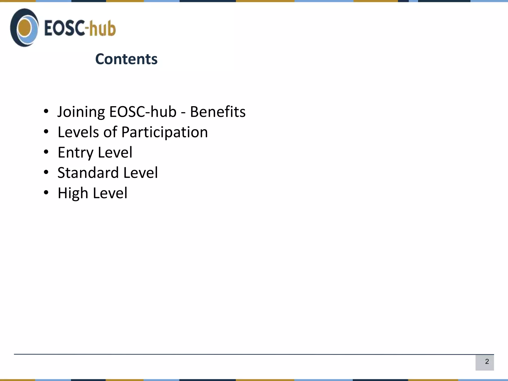 Joining the EOSC-hub as a Service Provider | PPT