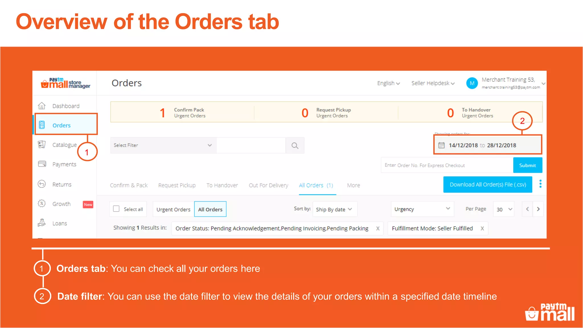 Order processing using own invoice for Paytm Mall Shop | PPT