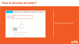 Order processing using own invoice for Paytm Mall Shop | PPT