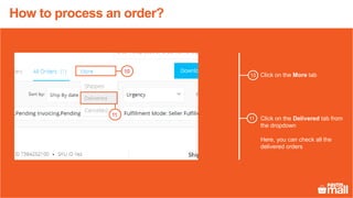 Order processing using own invoice for Paytm Mall Shop | PPT
