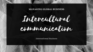 intercommunication or cross communication in internal business | PPT