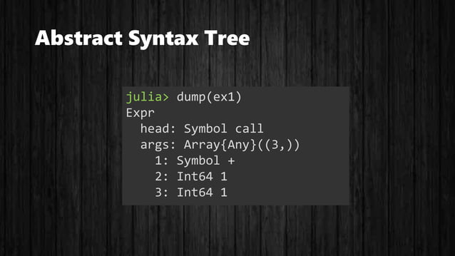 Metaprogramming in julia | PPT