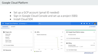 Predicting with GCP (Google Cloud Platform) by Giulia Bianchi, Data Scientist @Xebia | PDF