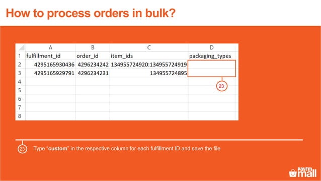 Steps to process orders in bulk for MyStore or Gifting orders - LMD | PPT