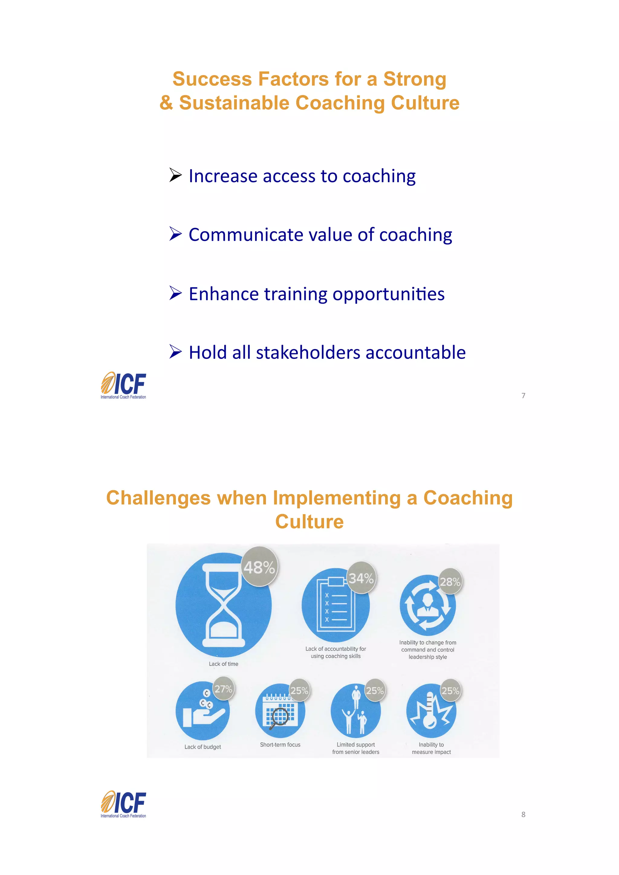 Coaching culture by ICF Luxembourg | PDF