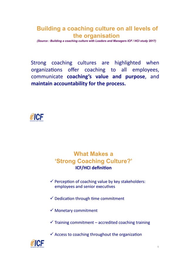 Coaching culture by ICF Luxembourg | PDF