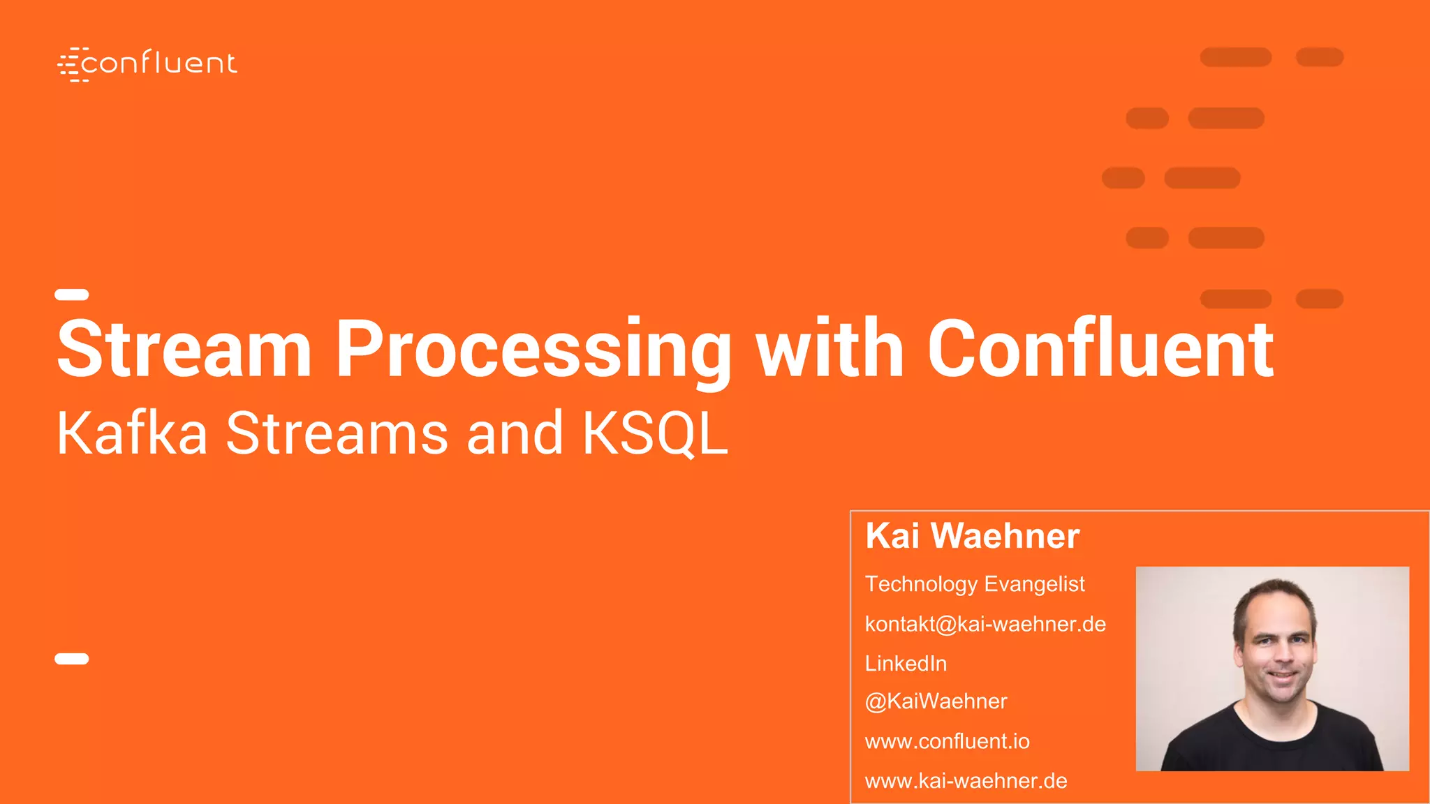 Kafka Streams Vs Ksql For Stream Processing On Top Of Apache Kafka Ppt