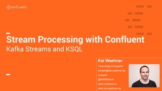 Kafka Streams vs. KSQL for Stream Processing on top of Apache Kafka | PPT