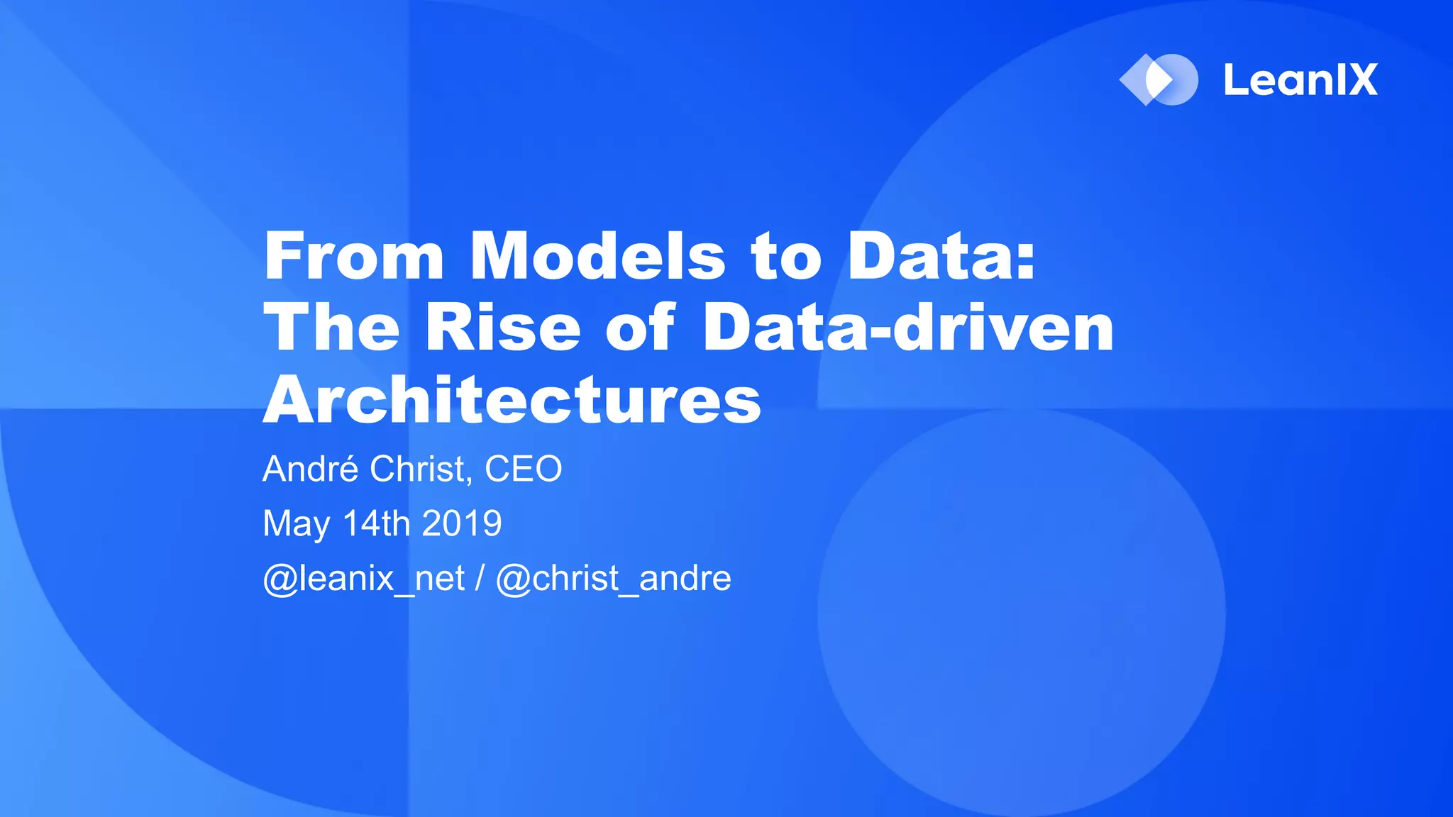 Gartner EA: The Rise of Data-driven Architectures | PPT
