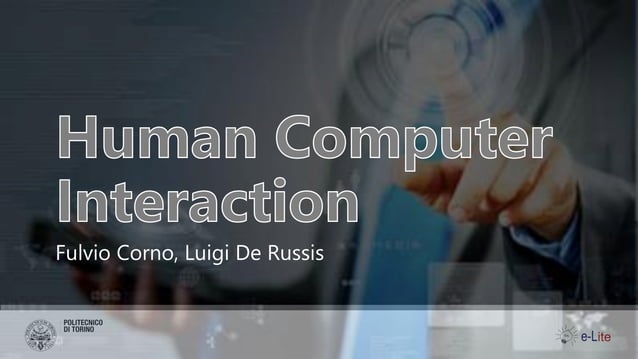 Human Computer Interaction - Course Presentation | PDF | Computer Software and Applications ...