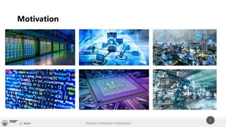 Human Computer Interaction - Course Presentation | PDF