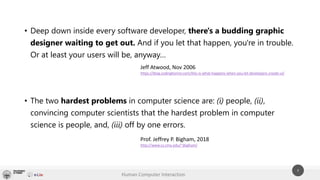 Human Computer Interaction - Course Presentation | PDF
