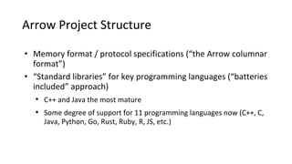 Apache Arrow: Leveling Up the Data Science Stack | PDF